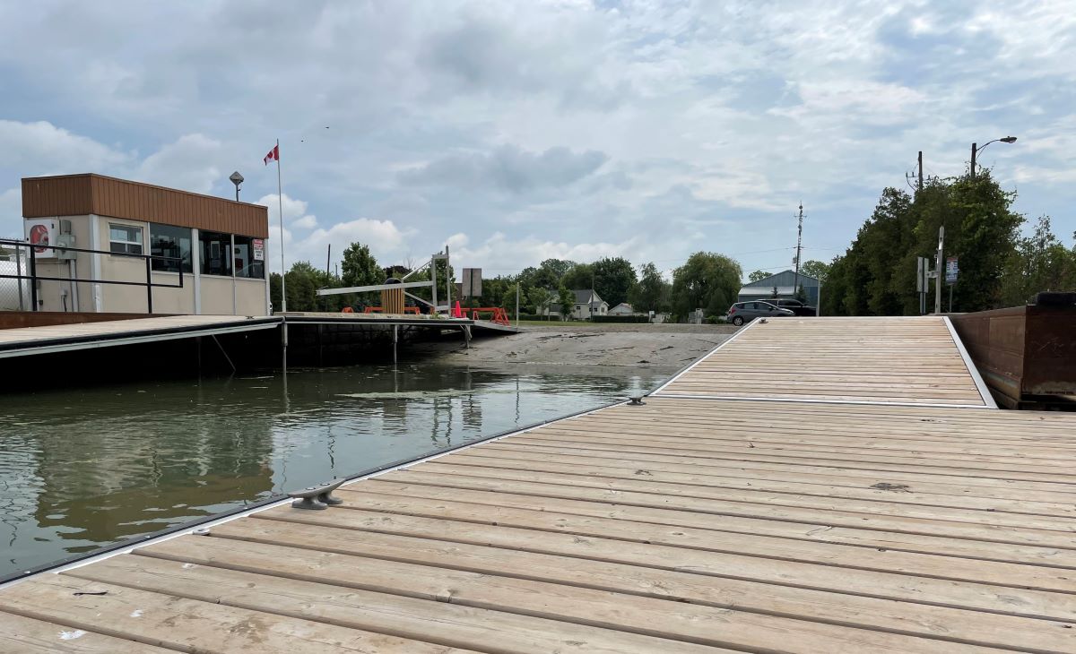 Hydro Installation at Boat Launch Kiosk - Kingsville Times