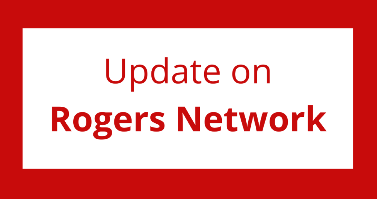 Rogers Network Update - Kingsville Times