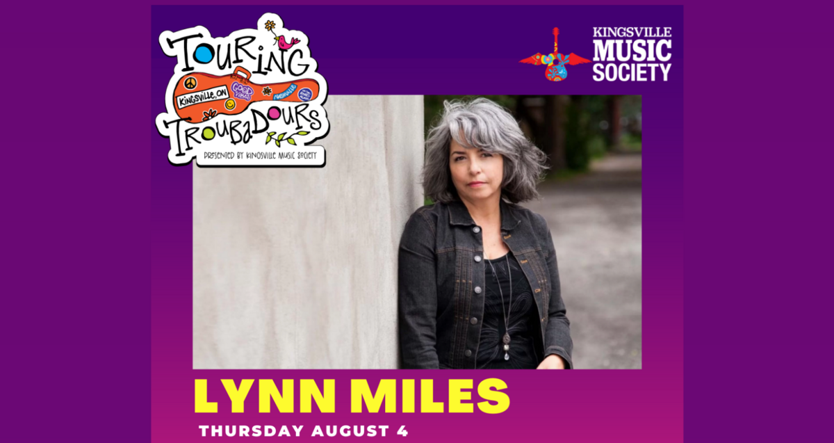 Touring Troubadours: Lynn Miles to Perform on Thursday, August 4 ...