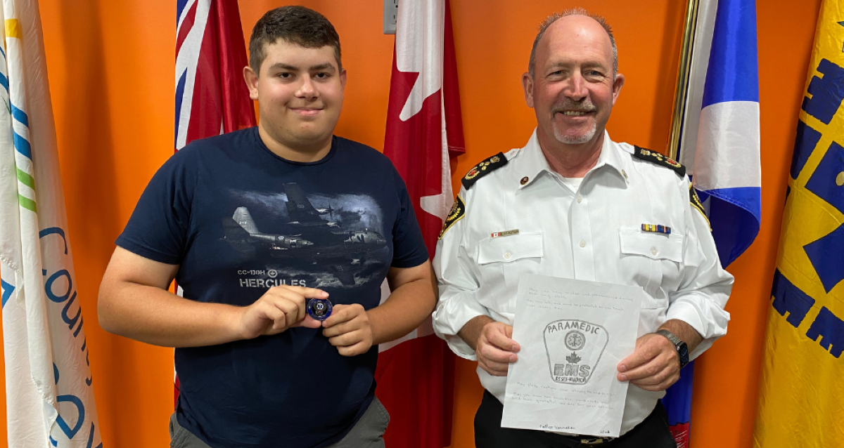 Teen’s Gesture of Gratitude Appreciated by Essex-Windsor EMS ...