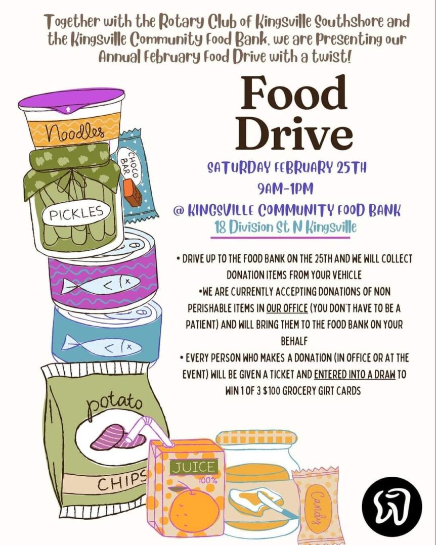 Dr. Mark Olivito & Associates’ Annual Food Drive - Kingsville Times