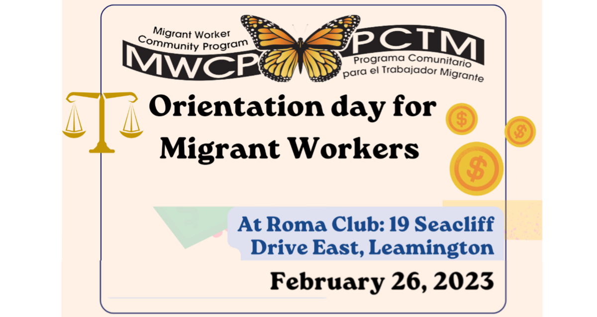 Orientation Day for Migrant Workers - Kingsville Times