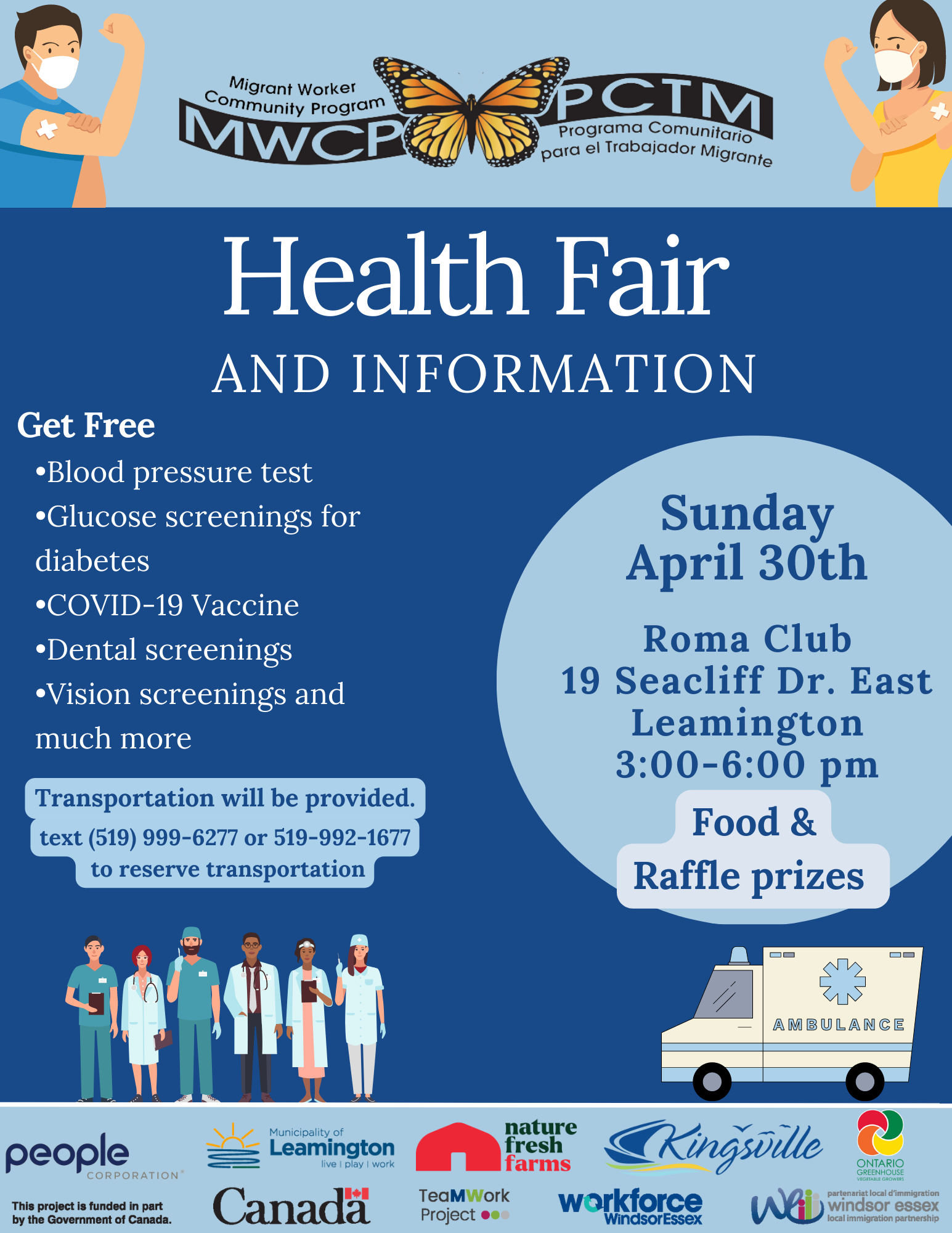 Migrant Worker Community Program Health Fair April 30 - Kingsville Times