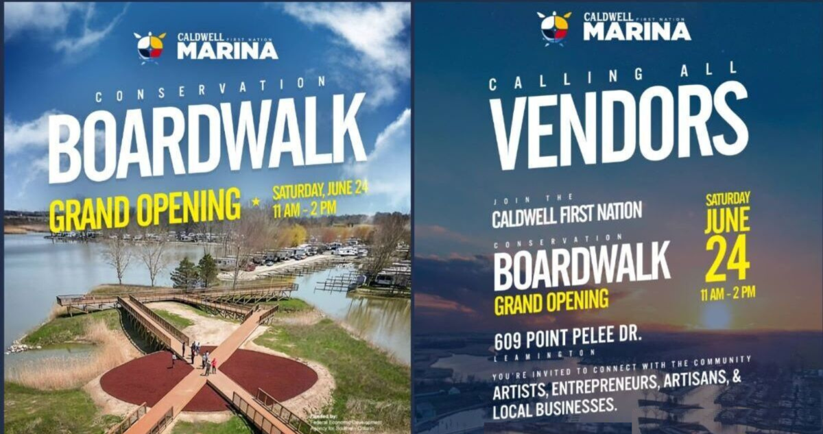 Caldwell Conservation Boardwalk Grand Opening June 24 - Kingsville Times