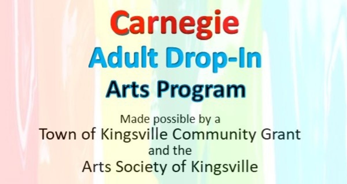 Carnegie Adult Drop-In Arts Program Happening Twice a Month ...