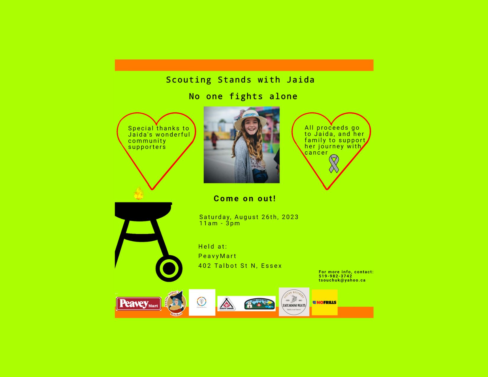 Scouting Stands with Jaida – No One Fights Alone - Kingsville Times