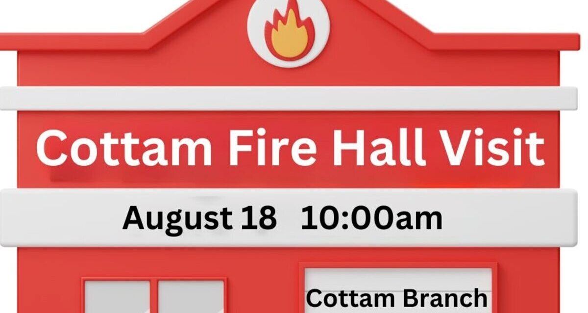 Cottam Library Visits the Cottam Fire Hall on August 18 - Kingsville Times
