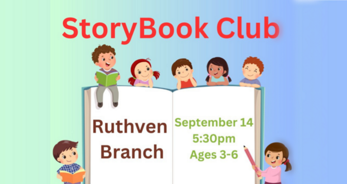 StoryBook Club at Ruthven Library on September 14 - Kingsville Times