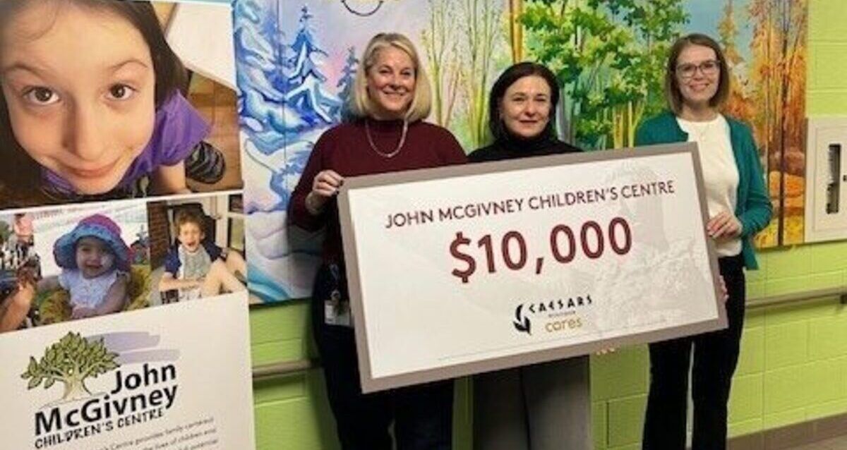 JMCC Receives $10,000 From ‘Caesars Windsor Cares’ - Kingsville Times