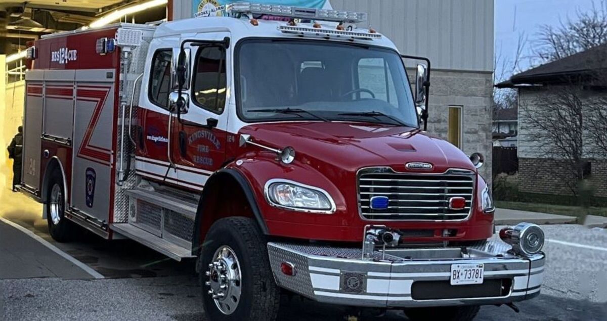 Fire Department Holds ‘Push-In’ Ceremony for New Rescue Truck - Kingsville Times