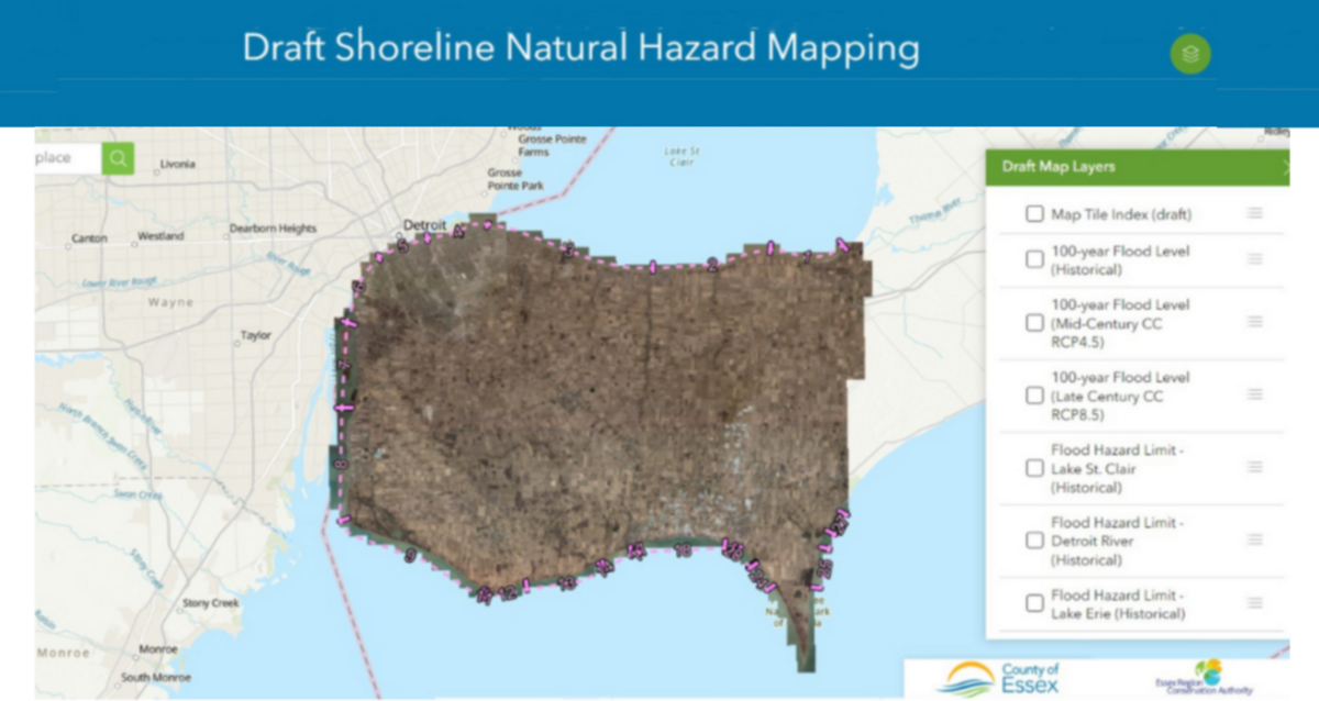 Draft Shoreline Natural Hazard Mapping Available Online - Kingsville Times