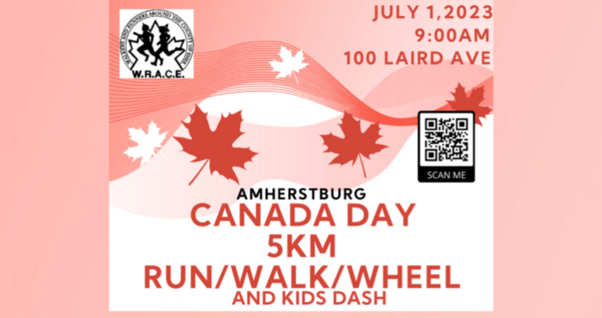 Canada Day 5km Walk/Run/Wheel Hits Streets of Amherstburg July 1st ...