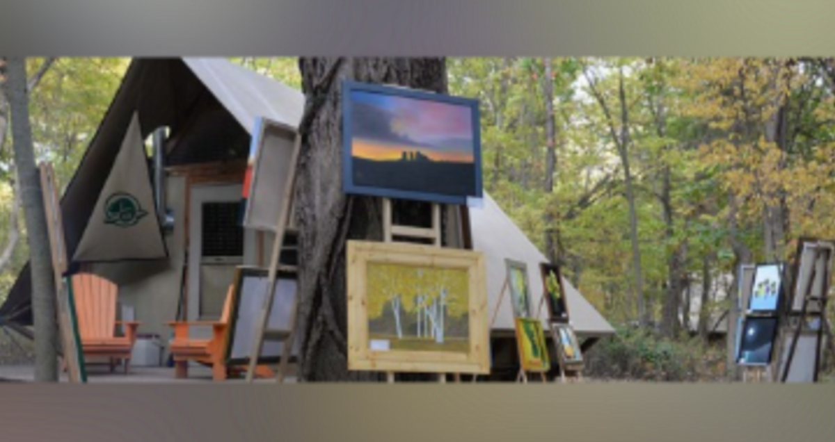 Art at the oTENTiks in Point Pelee National Park - Kingsville Times