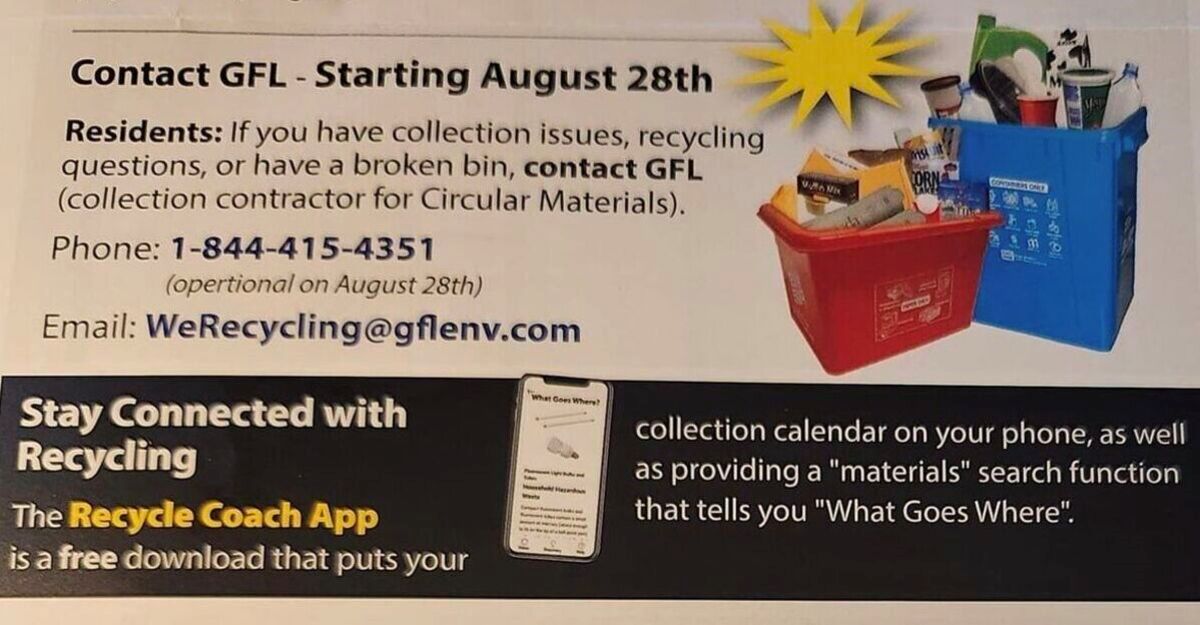 Recycling to Be Collected a Day Later This Week - Kingsville Times