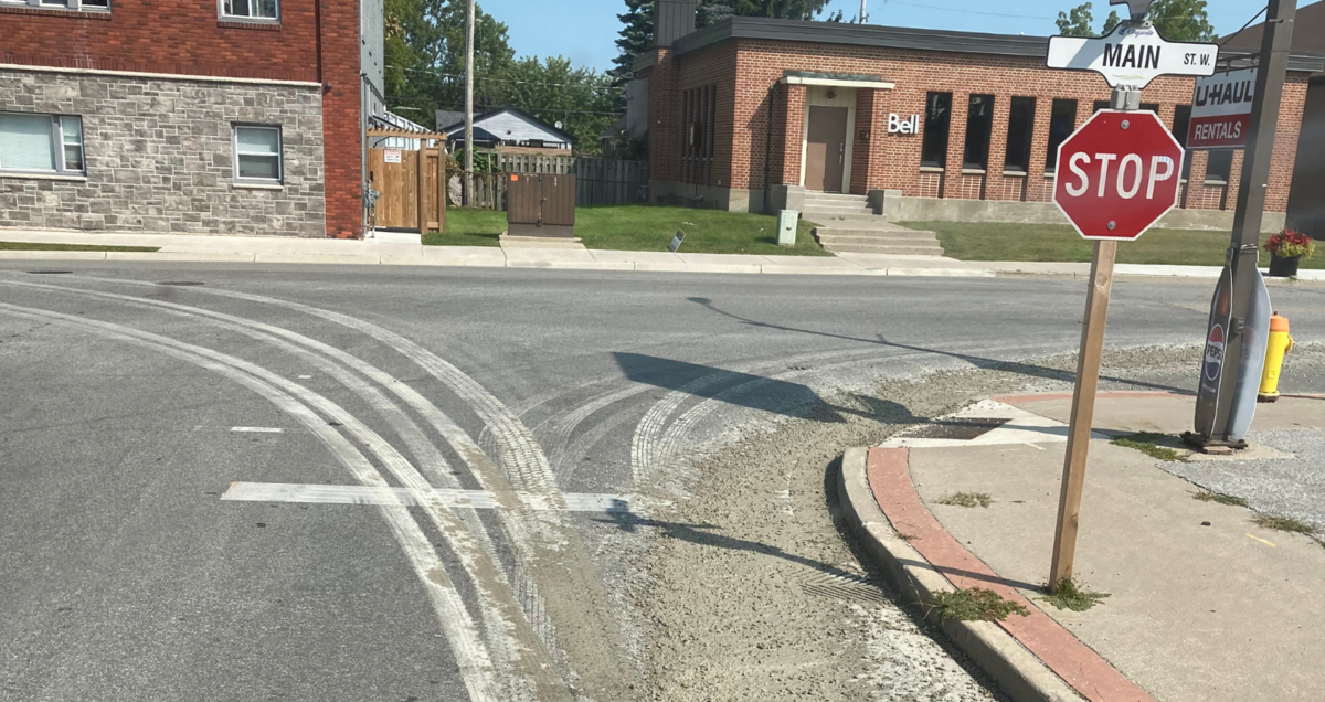 Cement Spill at Main West and Queen - Kingsville Times
