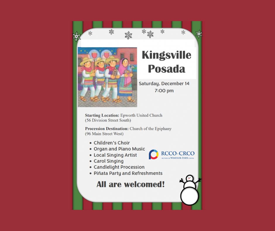 Kingsville’s 2nd Annual Posada – December 14 - Kingsville Times