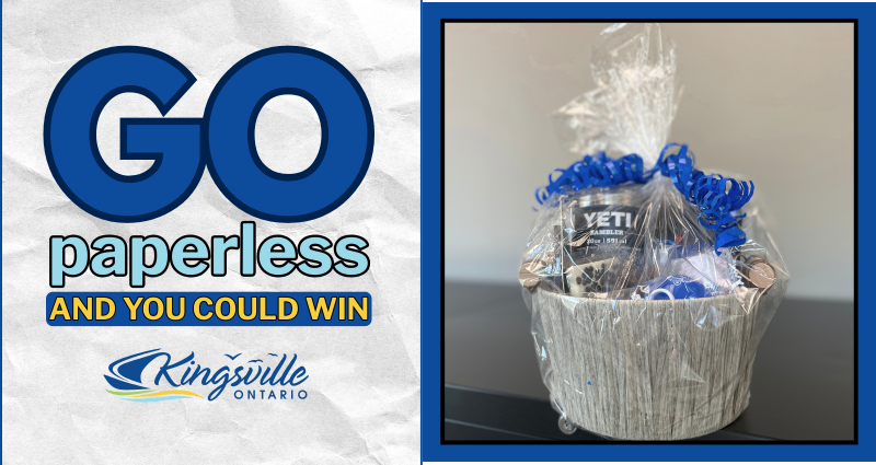 Go Paperless for a Chance to Win a Yeti Gift Basket - Kingsville Times