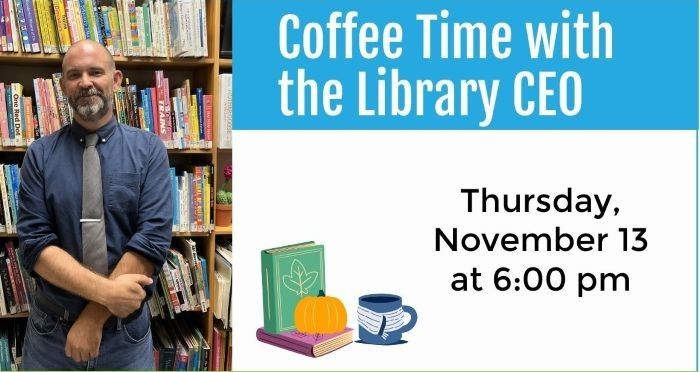 Have a Coffee with Library CEO Adam Craig in Kingsville Nov. 13 ...